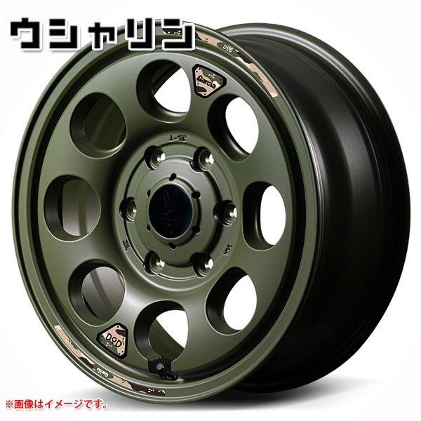 国産車用 新品ホイール1本の価格です。ホイールカラー設定：セミグロスODグリーン(SOG)ホイール構造：1ピースセンターキャップ：付属ナット：無しホイール穴数/PCD設定：6/139.7※サイズ設定により、穴数・デザインが画像と異なります。...