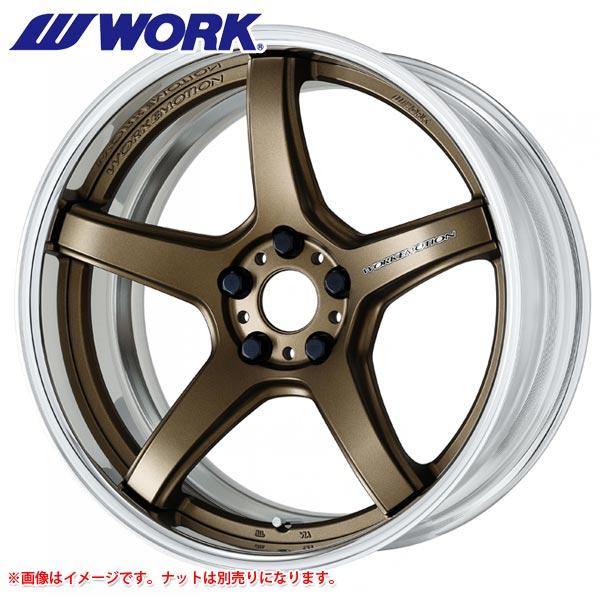 国産車用 新品ホイール1本の価格です。ホイールカラー設定：アッシュドチタン(AHG)、マットカーボン(MGM)、ホワイト(WHT)、グリミットシルバー(GTS)ホイール構造：2ピースセンターキャップ：別売(商品番号 5581-work )ナ...
