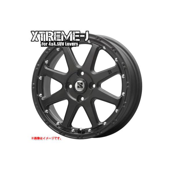 国産車用 新品ホイール1本の価格です。ホイールカラー設定：フラットブラックホイール構造：1ピースセンターキャップ：付属ナット：無しホイール穴数/PCD設定：4/100※サイズ設定により、穴数・デザインが画像と異なります。■送料2本以上のご注...