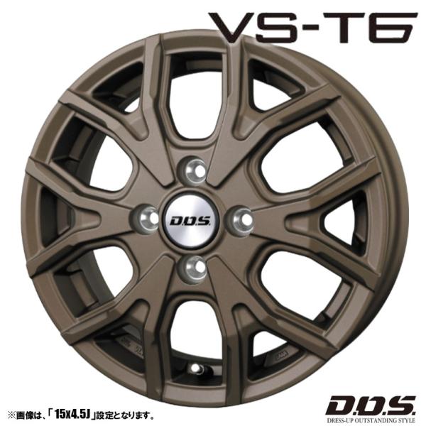 【通販限定価格】[ メーカー名 ]：BADX(バッドクス)[ 商品名 ]：D.O.S VS-T6(ディーオーエス)[ 設定 ]：15インチ リム幅:4.5J インセット+45 4穴 P.C.D:100[ カラー ]：マットブロンズ[ 規格 ...