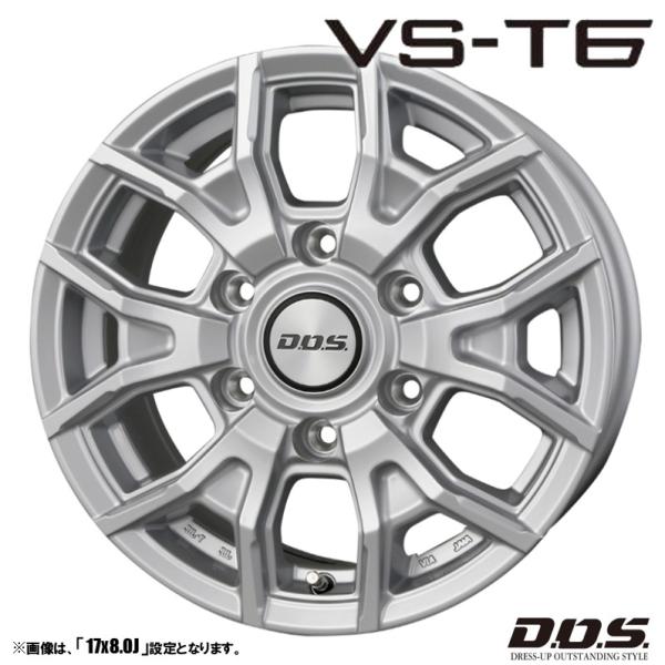 【通販限定価格】[ メーカー名 ]：BADX(バッドクス)[ 商品名 ]：D.O.S VS-T6(ディーオーエス)[ 設定 ]：15インチ リム幅:6.0J インセット+45 6穴 P.C.D:139.7[ カラー ]：シルバー[ 規格 ]...