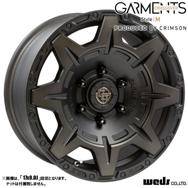 【通販限定価格】[ メーカー名 ]：Weds(ウェッズ)[ 商品名 ]：CROSS OVER GARMENTS Style M(クロスオーバーガーメンツ スタイルエム)[ 設定 ] ：20×9.0 インセット+55 孔数：6 P.C.D：1...