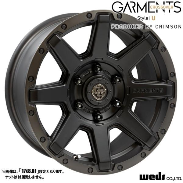 【通販限定価格】[ メーカー名 ]：Weds(ウェッズ)[ 商品名 ]：CROSS OVER GARMENTS Style U(クロスオーバーガーメンツ スタイルユー)[ 設定 ] ：17×8.0 インセット+20 孔数：6 P.C.D：1...