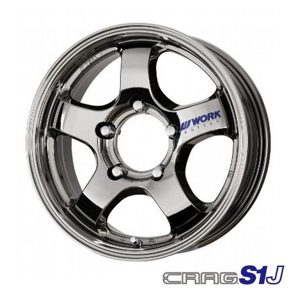 ●メーカー名：WORK/ワーク●ホイール名： CRAG S1J/クラッグ S1J ●サイズ：16×5.5 5穴 PCD：139.7 ●インセット：20●カラー：ワークブラックメタルコート仕様●送料　※ホイールのみ箱、付属品、バルブがありませ...
