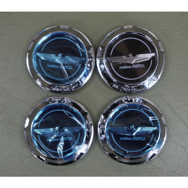 ☆未使用品☆makina isotta　センターキャップ　４個makina isottaのECCITA　エクシータなどのセンターキャップ【返品期限・条件】　・お客様のご都合によるご返品にはご対応できかねますので予めご了承ください。　・不良品...