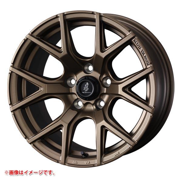 国産車用 新品ホイール1本の価格です。ホイールカラー設定：フルマットブロンズ(BRO)ホイール構造：1ピースセンターキャップ：付属ナット：別売ホイール穴数/PCD設定：5/114.3※サイズ設定により、穴数・デザインが画像と異なります。■送...