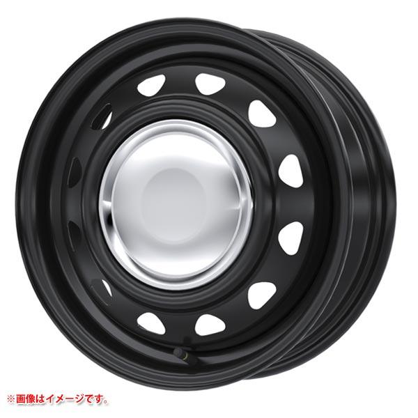 国産車用 新品ホイール1本の価格です。ホイールカラー設定：セミマットブラッククロームキャップ(MBK/CRMCAP)ホイール構造：1ピースセンターキャップ：付属ナット：無しホイール穴数/PCD設定：6/139.7※サイズ設定により、穴数・デ...