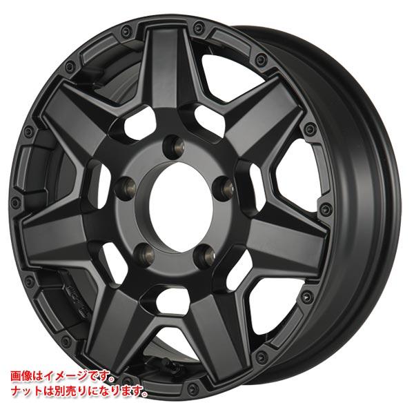国産車用 新品ホイール1本の価格です。ホイールカラー設定：マットブラックホイール構造：1ピースセンターキャップ：無しナット：別売ホイール穴数/PCD設定：5/139.7※サイズ設定により、穴数・デザインが画像と異なります。■送料2本以上のご...