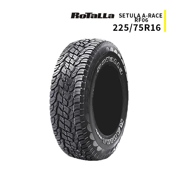 2本セットをご希望の場合、数量「2」で2本になります。4本セットをご希望の場合、数量「4」で4本になります。サイズ：225/75R16 115/112S LTメーカー：RoTaLLa（ロターラ）銘柄：SETULA A-RACE RF06製造...