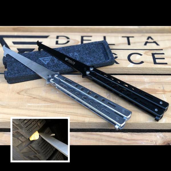 DELTA FORCE STONE PICK　デルタフォース ストーンピックタイヤの溝に入り込んだ小石やガラス片、金属片を簡単に取り除ける便利なツールです。タイヤの溝の小石を取り除くことで、ロードノイズの低減、タイヤ摩耗の低減、タイヤ寿命の...