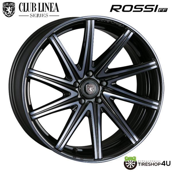 クリムソン クラブリネア ロッシ FF 19x9.0J 5/114.3 +35 ダーククリア沖縄・その他離島地域の場合は、別途で送料が必要となります。ご住所や購入本数により金額が異なりますので、お問い合わせください。検索ワード：19インチ ...