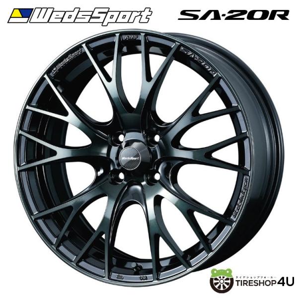 ウェッズスポーツ SA-20R 17x7.0J 4/100 +43 WBC ウォースブラッククリアー沖縄・その他離島地域の場合は、別途で送料が必要となります。ご住所や購入本数により金額が異なりますので、お問い合わせください。検索ワード：17...