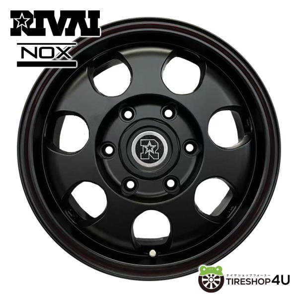 リヴァイ ノックス 15x6.0J 6/139.7 +32 MB マットブラック対応車種(一例)：ハイエース 200系 hiace バン用※記載の車種は一例です。純正サイズとは異なる場合もございます。　ご不明な点がありましたら事前にお問い合...