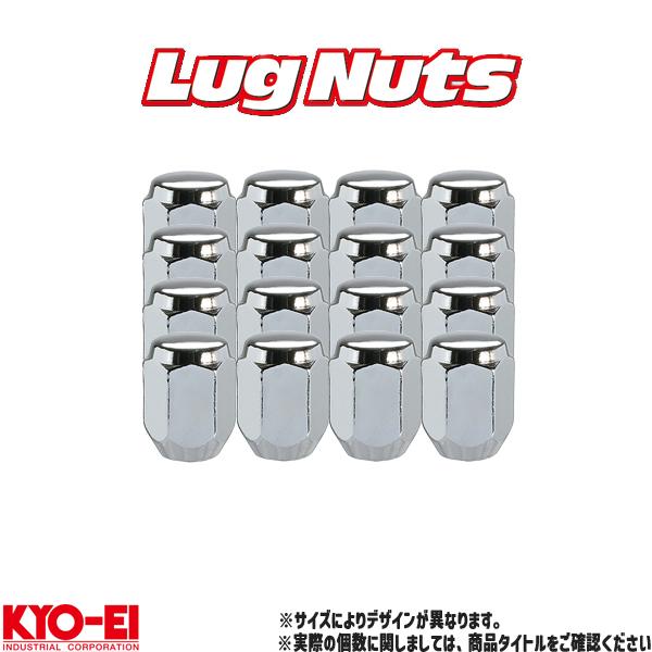 商品名　：　Lug Nut 21HEX 24pcs M12×P1.25 クロームメッキKYO-EI ホイールナット M12 P1.25 21HEX 形状 袋ナット 座面 60°テーパー カラー クロームメッキ 材質 スチール 全長 約31mm