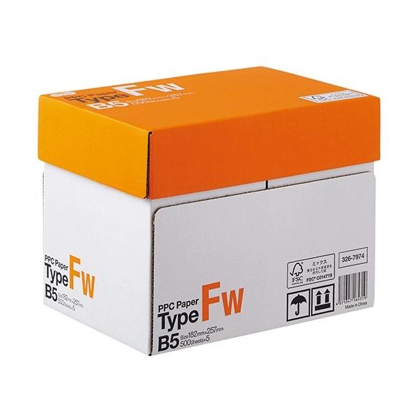 白さが際立つ人気のＢ５判高白色コピーペーパータイプＦＷ  (サイズのご確認を)【条件付き配送料無料:メーカー便のご説明】個人名で初めてお申込みでのメーカー便ご指定はご遠慮ください  メーカー便のお届けは平日の１便９：００〜１３：３０　２便１...