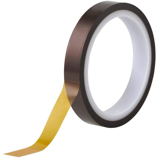 【商品名】　絶縁 耐熱 カプトン テープ ブラウン （幅15mm×長さ33m ） 絶縁耐熱テープ ポリイミド ゴールド カプトン テープ 電子基板 の  【商品説明】　・35N以上の高い伸長性と5N / 25mmまでの高い剥離強度により、こ...