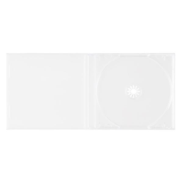 【商品名】　10mm厚CDジュエルケース 1枚収納 透明 10個 透明(クリアー) 【商品説明】　・10mm厚 標準サイズ 1枚収納 X10個・ディスク固定部の形状見直しで爪折防止・バックインレイ、フロントカード収納可・業務用パッケージ(破...