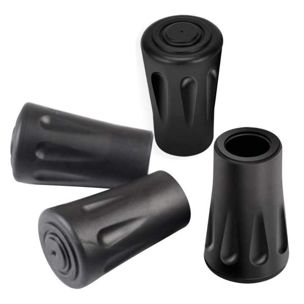 【商品名】　XSAJU トレッキングポール キャップ 交換用 ラバーキャップ 4個セット ノンスリップ ゴム製 内径10mm 【商品説明】　・サイズ:底面径23mm、高さ40mm、差込口内径：10mm　 重量:(約)15g(1個あたり)・形...