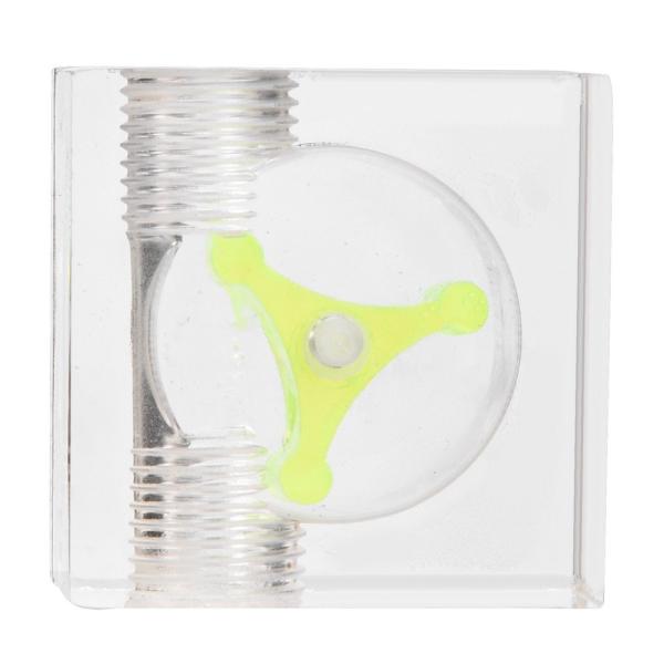 【商品名】　水冷式流量計 Acouto 3インペラーウォータークーラー ウォータークーリングシステム G1 / 4糸用 フローメーターインジケーター 3 【商品説明】　・3インペラー水流量計は、水の流れの速度と作動状態を観察するのに役立つ・...