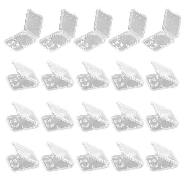 【商品説明】　・1つの収納ケースはSDカード1枚とマイクロSDカード1枚を保存することができます。・サイズ：（約）長さ5.1cm×幅4.2cm×厚み0.7cm　材質：プラスチック・パッケージ内容：SD &amp; micro SDカードケー...