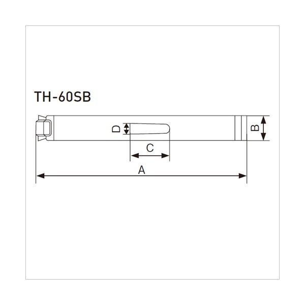 アムレットバンド TH-60SB ステンレスアムレット 忍び返し 防犯対策 強盗対策TH-60SBはバンド用本体が2個、バンドが1個のセット品(組)です[サイズ] A215mm、B19mm、C30mm、D8mm[本体重量] 100g[材質]...