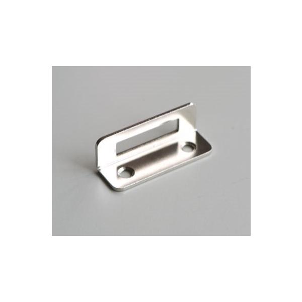 ランプ L型アングル受座 面付錠用LA-3310は、面付シリンダー錠 3310型 3320型 用の両開き扉仕様の受座です。