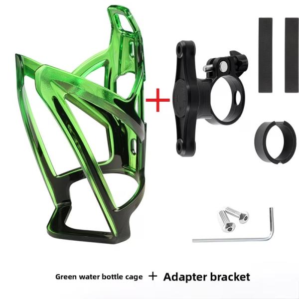 【新商品】自転車用 360°回転 ボトルキャジューアダプター。ロードバイクやマウンテンバイクのハンドルバー、サドルに最適。穴あけ不要で取り付け可能