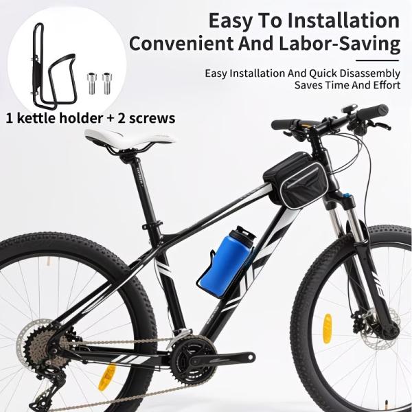 ボトルケージ 1個＋ネジ 2本 3点セット、自転車 マウンテンバイク ウォーターボトルホルダー、ロードバイク カップホルダー、自転車用ウォーターボ