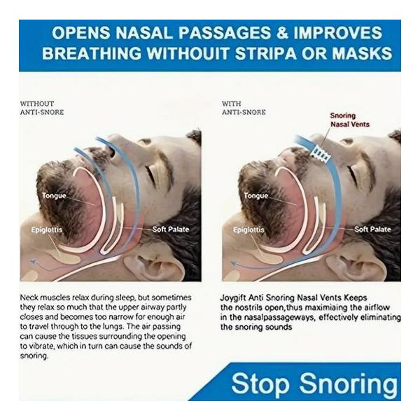 鼻腔のスペースを確保するいびき防止グッズです水洗いできるので衛生的。