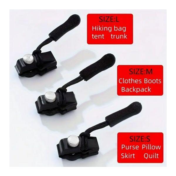 ネジ締めタイプの補修用ジッパーです