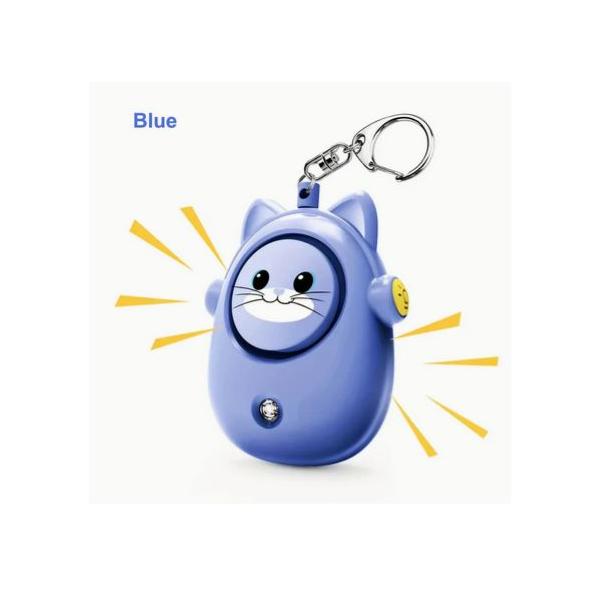 130デシベルの大音量防犯ブザーチェーンを引っ張ると音が鳴ります戻すと音がやみますLR44x3(テスト用電池付属)