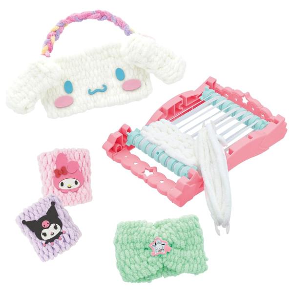 「商品情報」いろいろな素材で簡単にあみものが楽しめるメイキングトイ「アメールアメール」よりサンリオキャラクターズのかわいいアイテムがたくさん作れるセットが登場！！毛糸はもちろん、毛糸以外の素材を使ってあみものが楽しめます。セット内容でシナモ...