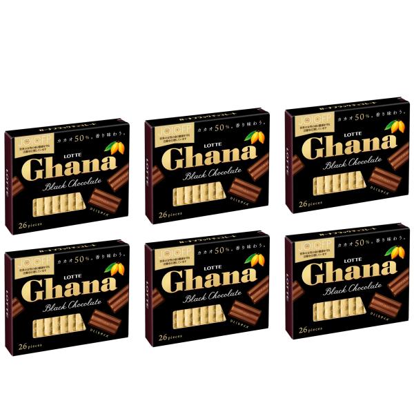 【商品説明】　厳選した良質なカカオを50%使用したガーナブラックチョコレート。　カカオの芳醇な香りと豊かな味わいで、ほどよいビター感とすっきりとした後味が楽しめます。　また、一口サイズで丁寧に個包装されているので、手を汚さずに食べられ、ちょ...