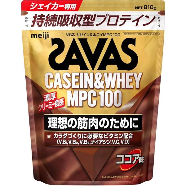 【商品説明】　カゼインが豊富なMPCを100％使用した持続吸収型プロテイン　たんぱく原料として、栄養価の高いMPC（ミルクプロテインコンセントレート）を100％使用しています。カゼインを多く含み、ホエイと比べて吸収が緩やかなのでアミノ酸吸収...