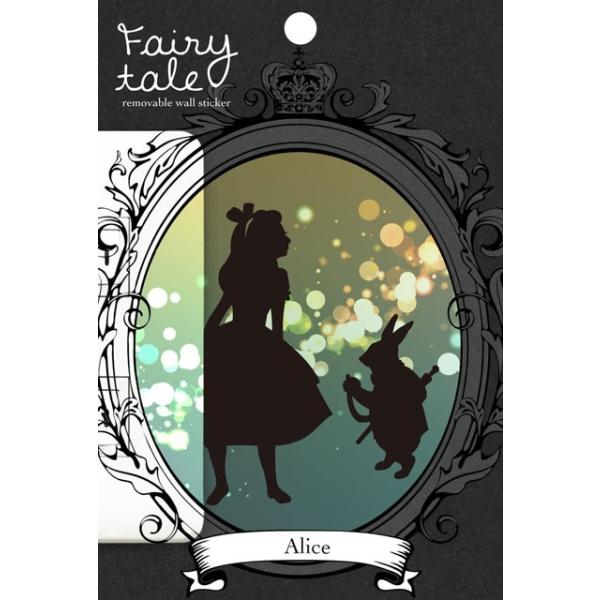 ■ 商品名　Fairy tale　-フェアリーテール-　『アリス』 FT-WS05■ パッケージ サイズ　109×0.3×150mm-おとぎ話をテーマにしたちょっと大人なウォールステッカー-電気スイッチ周りや、棚の上などの壁面にストーリーを...