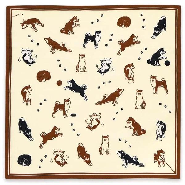 ■ 商品名 kenema 小風呂敷 今日の柴犬■ 仕　様 綿100%■ サイズ 約50×50cm［50cm角小風呂敷］一三巾（いちさんはば）と呼ばれる約50cm角の小風呂敷。お弁当包みやランチクロスとしてはもちろん、ハンカチ代わりやインテリ...