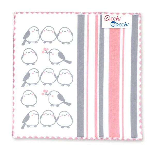 ■ 商品名 子供ハンカチ acchi cocchi　シマエナガ■ サイズ  約15×15cm■ 材質 　表：手ぬぐい生地/綿100%　裏：タオル/綿100%■ 製造：日本製 ※こちらの商品は捺染（プリント）です。 汗を流して走ったり、転んで...