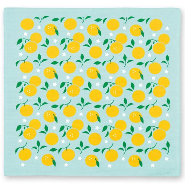 ■ 商品名 おかみさんの小風呂敷 柚子■ サイズ 約50×50cm ■ 材質 綿100%■ 日本製日本文化に深く根付いてきた風呂敷。買い物袋の代わりに使えるおしゃれなエコアイテム。現代の生活に溶け込むレトロ＆モダンな柄のシリーズです。［50...