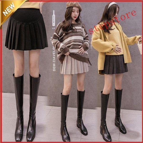 商品詳細：カラー：/ブラック/グレー/ベージュサイズ：/M/L/XL/2XL商品説明マタニティ対応のプリーツスカート！妊娠中も自分らしくおしゃれを楽しめる！ウエスト部分は安心のリブ加工＆調節アジャスター付き☆どんどん大きくなるお腹もしっかり...