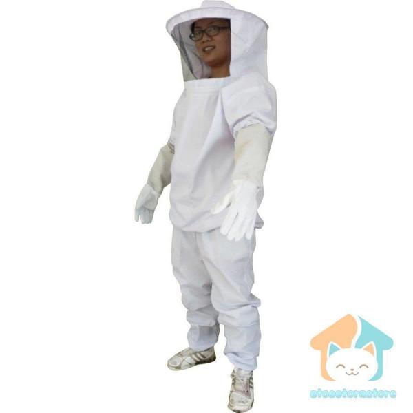 セット内容：防護服上下　フェイスネット　手袋サイズ：フリーサイズ 150cm?180cmカラー：ホワイト■サイズ　フリーサイズ 　 150cm?180cm (大き目に作成しておりますので、身長が低い方から高い方まで幅広い方に対応しております...