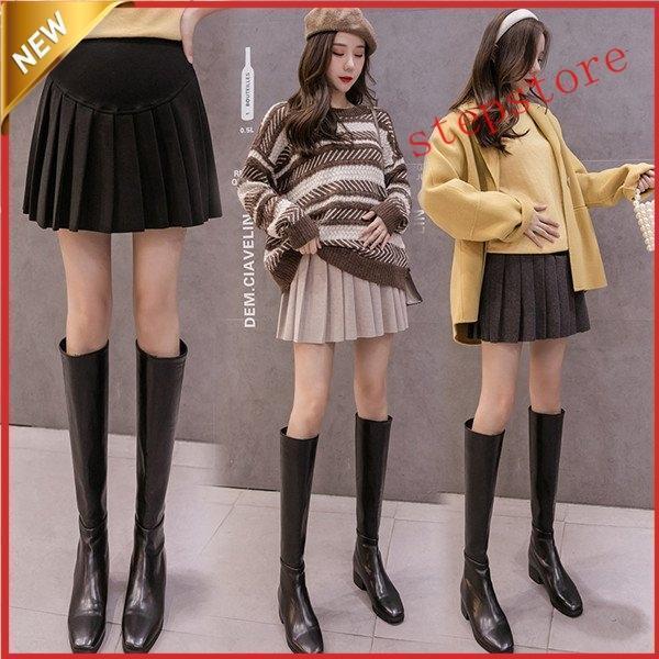 商品詳細：カラー：/ブラック/グレー/ベージュサイズ：/M/L/XL/2XL商品説明マタニティ対応のプリーツスカート！妊娠中も自分らしくおしゃれを楽しめる！ウエスト部分は安心のリブ加工＆調節アジャスター付き☆どんどん大きくなるお腹もしっかり...