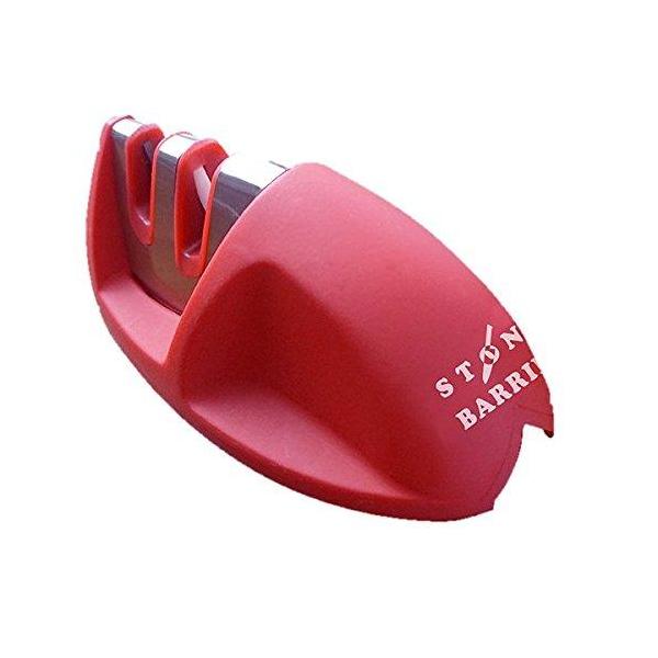 材質 本体：ABS樹脂、エラストマー樹脂、ステンレス鋼　砥石：タングステン鋼、セラミックブランド 協和工業(Kyowa Manufacturing)色 赤商品の寸法 9.8長さ x 5.3幅 x 4.2高さ cm商品の重量 70 グラムスー...