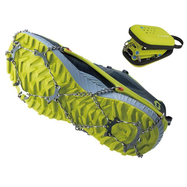 ■カンプ｜アイスマスター ラン冬のランニング用に特別に設計された「アイスマスターR」のミニマリストバージョン13個のステンレス鋼スパイクが靴底面に均等に配置され、しっかりとしたトラクションを実現します。スパイクを8mmに短かくし、接続チェー...