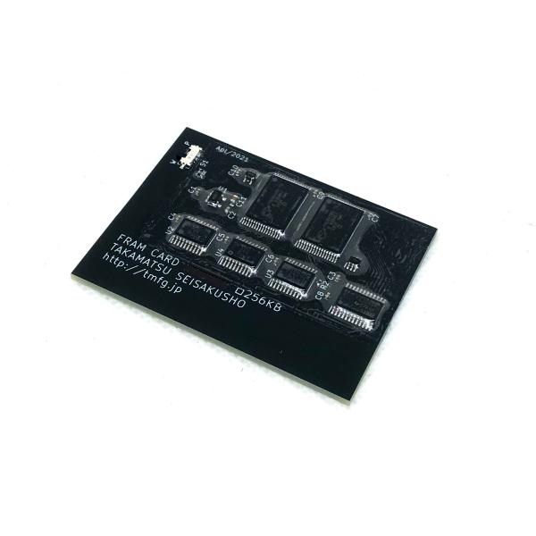 SHARPのポケットコンピュータPC-E500シリーズ用の256KB FRAMカードです。従来のRAMカードと違い、バックアップ用の電池なしでデータを保持できるようになりましたので電池の消耗によるデータの消失の心配がありません。（プログラム...