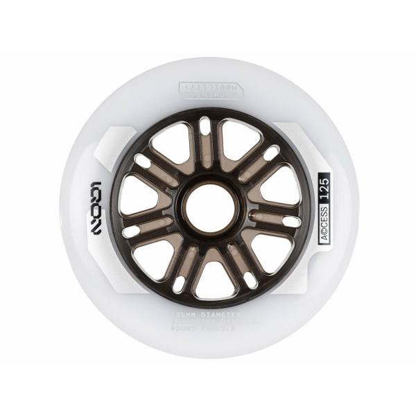 IQON ACCESS WHEEL 125MM / 85A /NATURALアクセス・ウィール・ナチュラル超反応性ポリウレタン製転がり抵抗減、路面状況が悪くても硬度85Aが和らげてくれます3個パック品番: 30625サイズ: 125MM 硬...