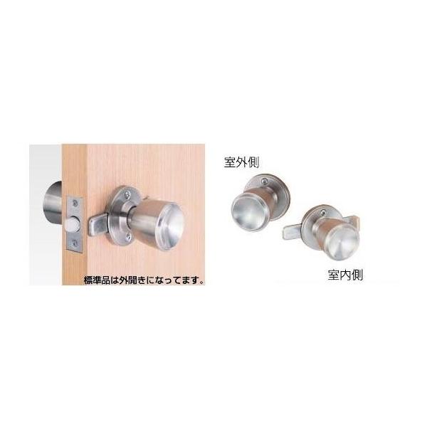 GIKEN 川口技研 ハイスシリーズ 内締錠 （I型）ステンレスヘアライン バックセット60ｍｍ