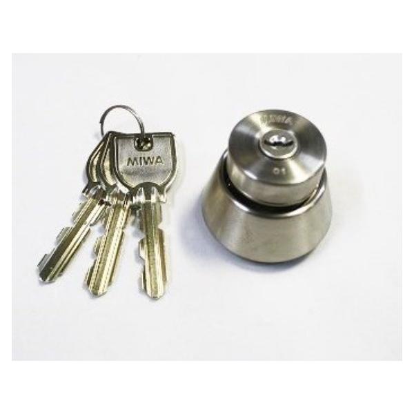 メーカー：美和ロック型番：LA、WLA、DA、FG3、MAなど扉厚：33ｍｍ〜41ｍｍ通常2〜3営業日後の出荷となります。レバーハンドルLA錠用のシリンダーのみの交換用です。扉厚33mm〜41ｍｍU9シリンダー、キー3本付き