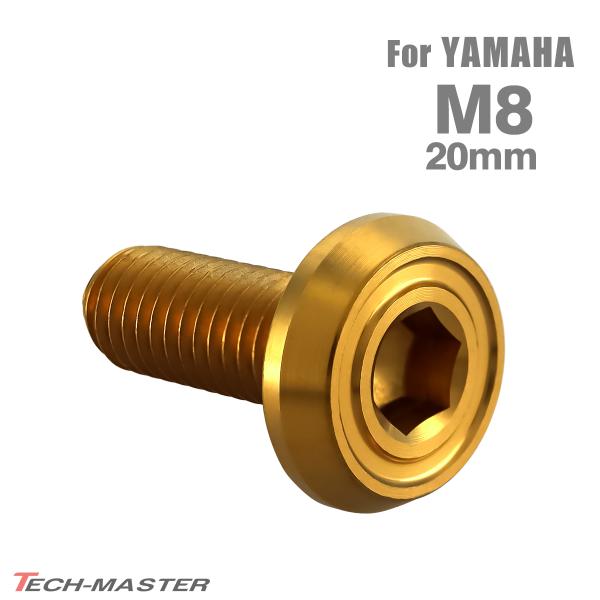 ■商品番号　TD0212■商品名　ブレーキディスク ローターボルト ヤマハ用 フラットヘッド マットタイプ■数量　1個売り■材質　ステンレス■頭部穴形状　六角穴付き■商品サイズ　M8×20mm P1.25 　※詳細サイズは画像参照■ネジの長...