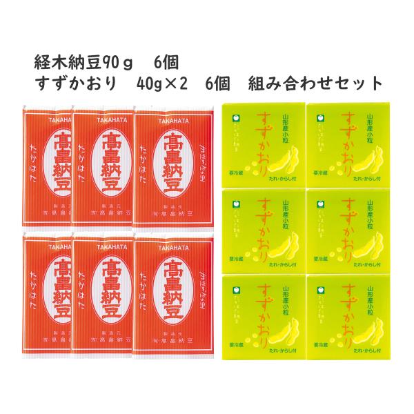 中粒の経木納豆6パックと小粒のすずかおり6パックを組み合わせた商品です※ 専用の箱はございません。【経木納豆】昔ながらの経木のパッケージに、北海道産の減農薬減化学肥料の特別栽培で育てた大豆を用い、一つ一つ丁寧に手作業で盛込んで作っています。...