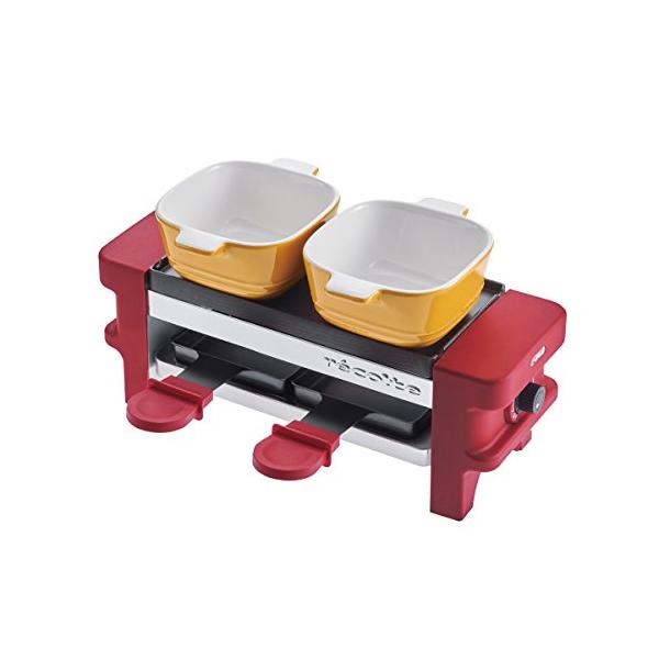 （中古品）レコルト ラクレット＆フォンデュメーカー メルト recolte Raclette and Fondue Maker Melt (02：レッ【商品説明】※掲載されている商品の写真は代表写真となっておりますので、外箱、説明書、リモコ...